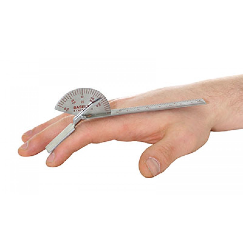 Baseline Finger Goniometer - Metal - Standard - 6 inch - Range-of ...