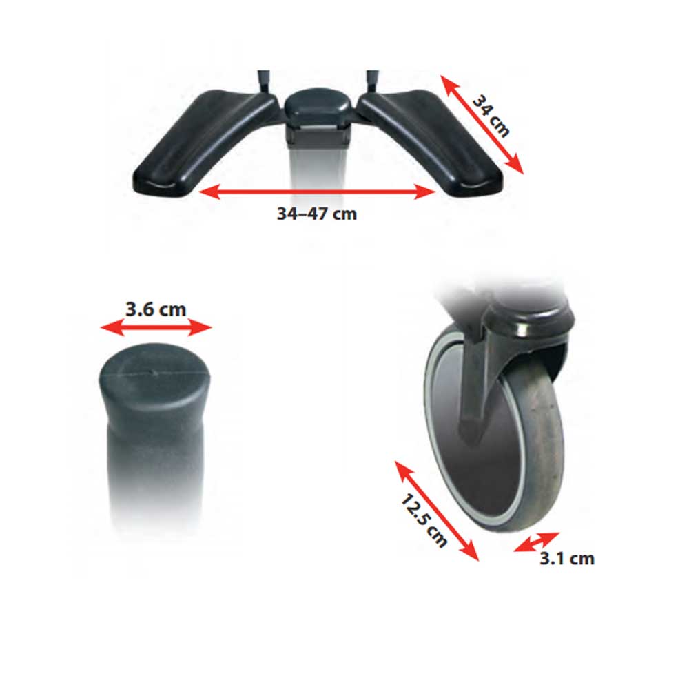 Topro Taurus Walker Premium - Walking Frames & Rollators - Mobility ...