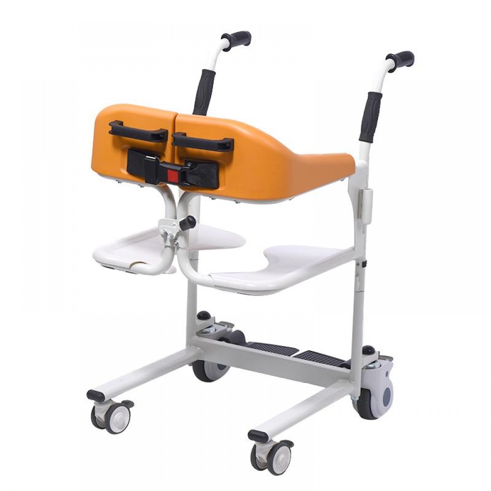 MoverTransfer Chair - Split Seat Shower Commode Transport Chair - Fu ...